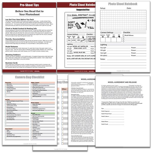 Photo Shoot Printables - Ed Verosky